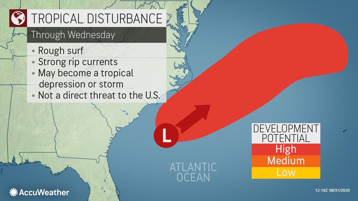 Disturbance near East Coast could become next tropical storm of 2020 ...