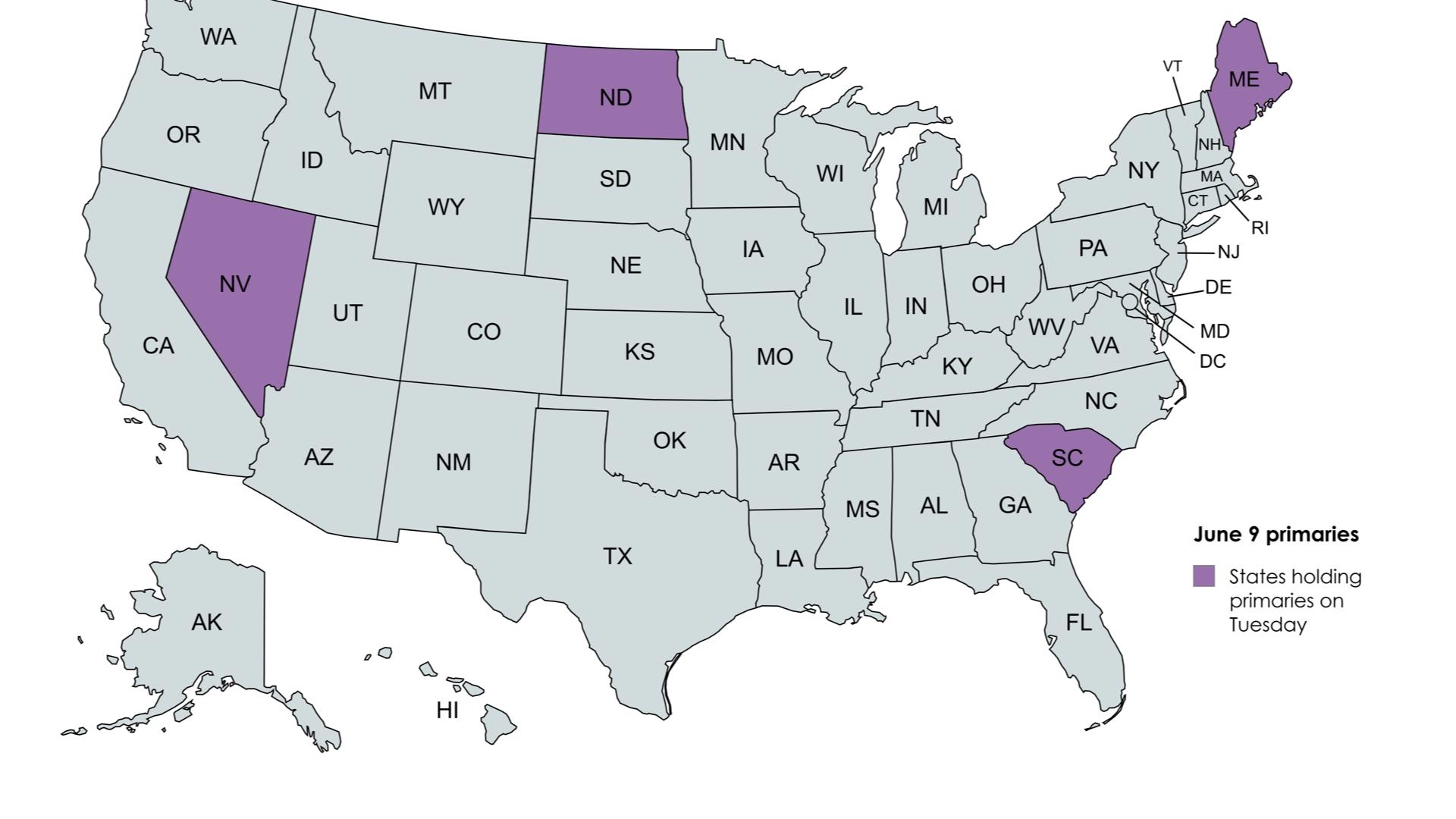 Key races to watch in the June 9 primaries: Live results map for ...