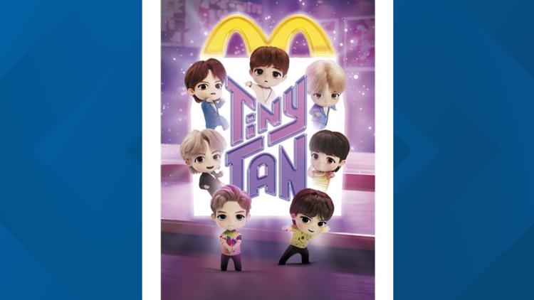 McDonald's and BTS to launch new TinyTAN Happy Meal globally | 13newsnow.com