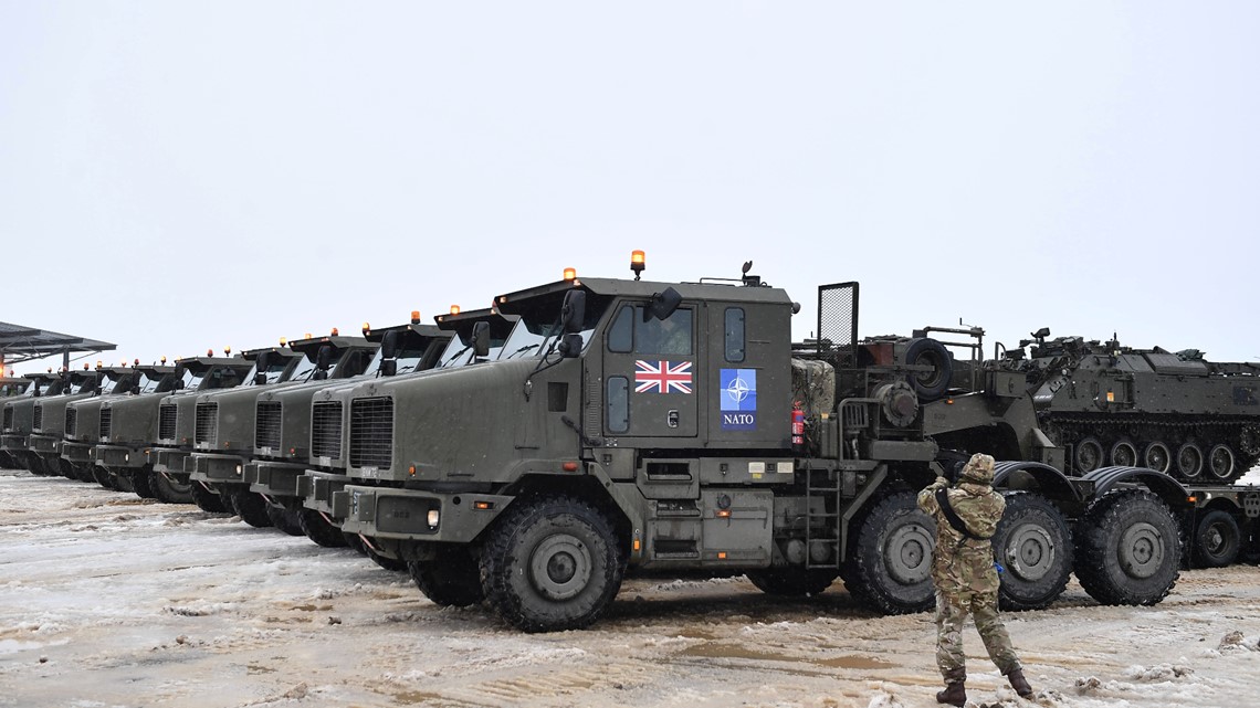 NATO sends thousands of troops to eastern flank amid invasion ...