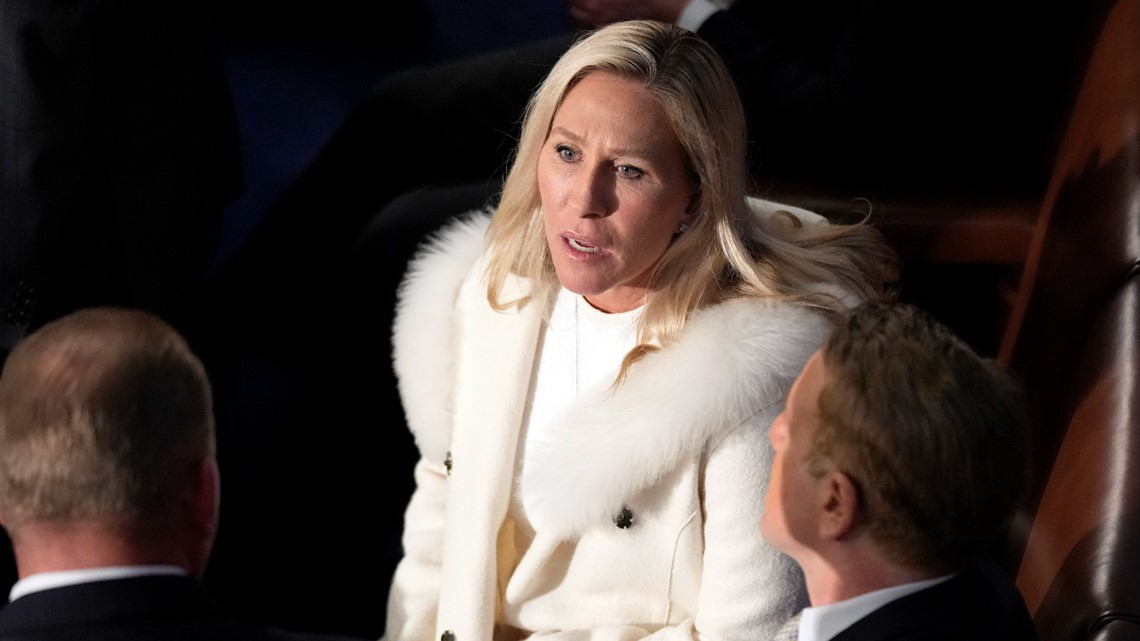 Marjorie Taylor Greene shouts 'liar' during Biden SOTU | 13newsnow.com