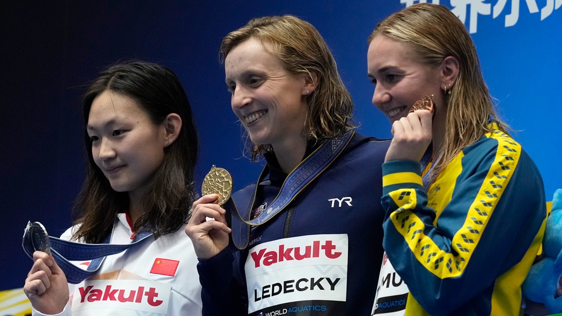 Katie Ledecky passes Michael Phelps in individual gold metals ...