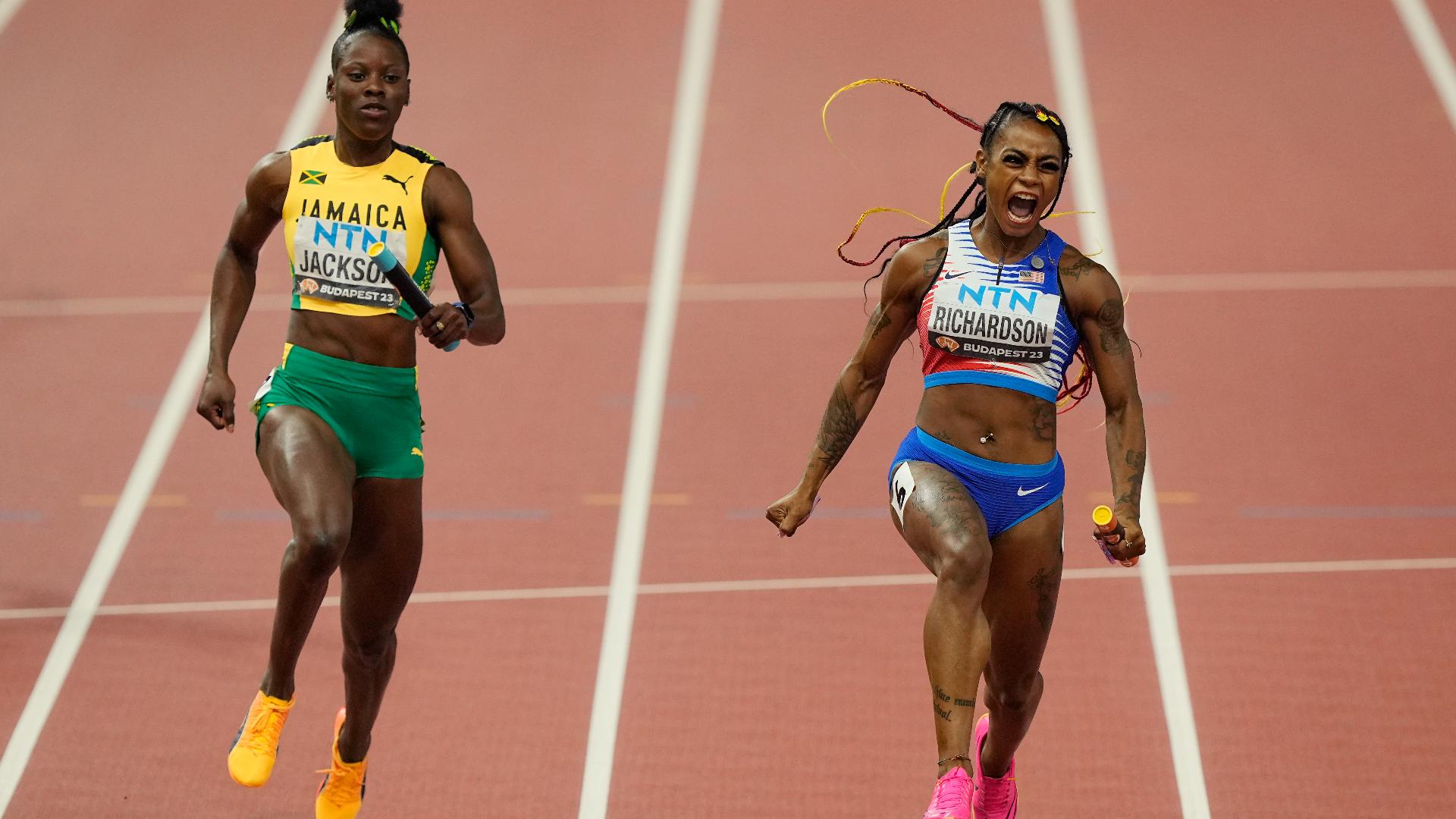 Jamaica's Shericka Jackson out of the Paris Olympics 100 meter ...