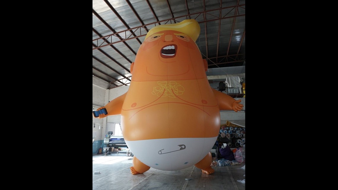 Donald Trump Diaper-Clad ‘Baby’ Blimp Gets Approval To Fly Over London ...