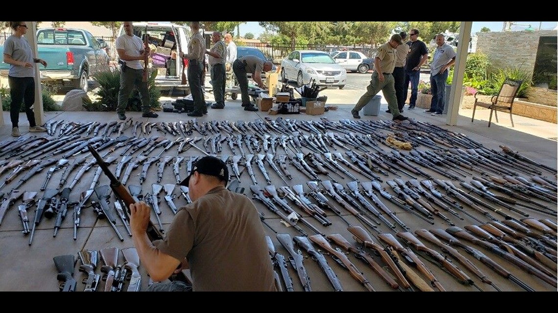 More than 500 guns found, seized from convicted felon in California ... More than 500 guns found, seized from convicted felon in California ...
