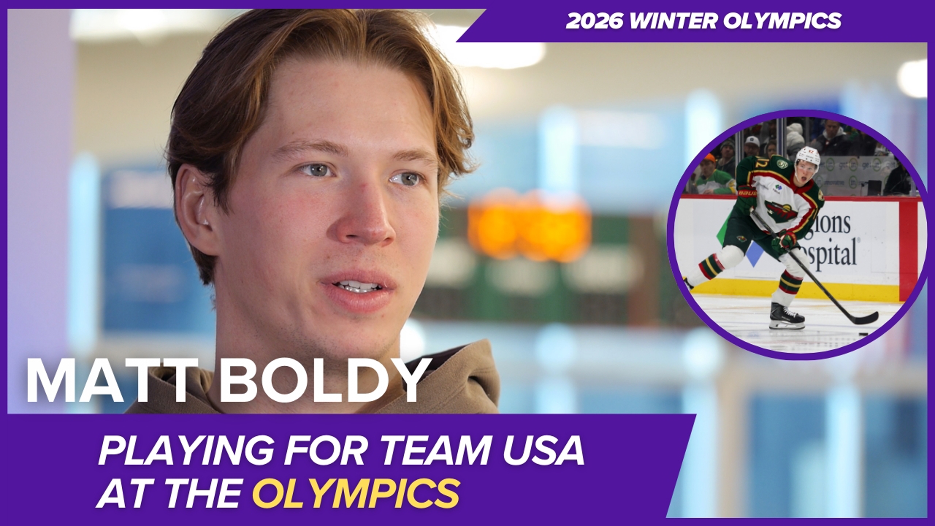 Matt Boldy on Olympic pride, Team USA and chasing gold | FULL INTERVIEW ...