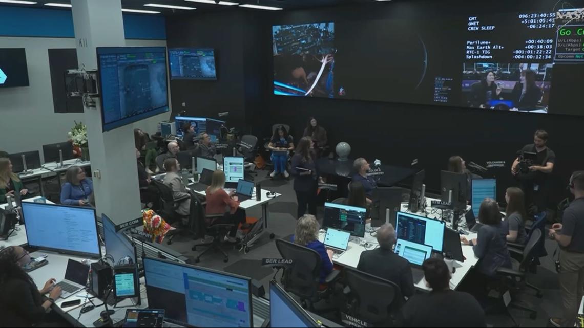 'We love you from the moon' | Houston mission control marks Artemis II ...