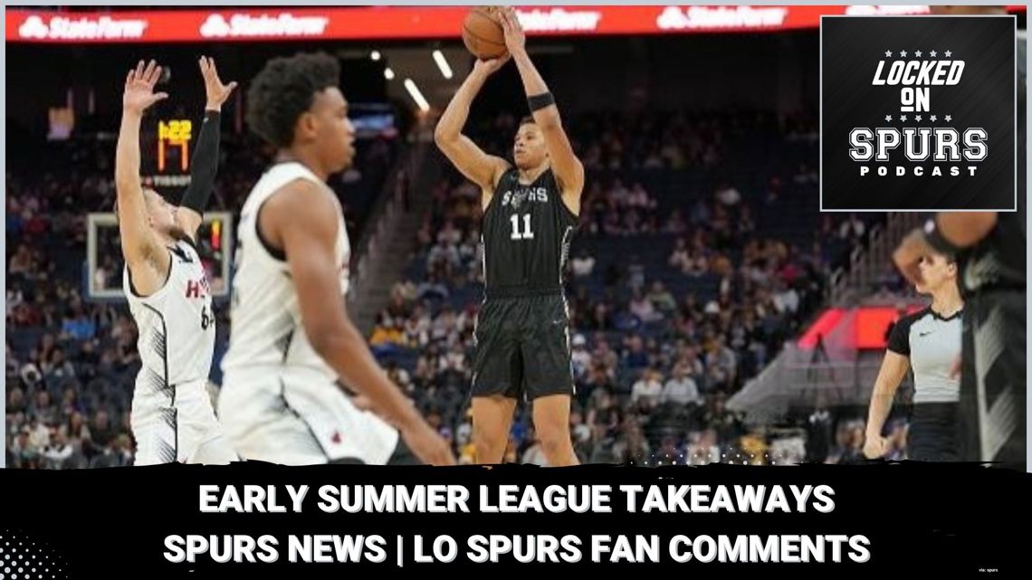 Early takeaways from the San Antonio Spurs Summer League play | Locked ...