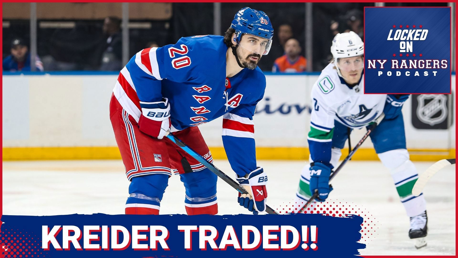 Chris Kreider TRADED by the New York Rangers to Anaheim Ducks! Rangers ...