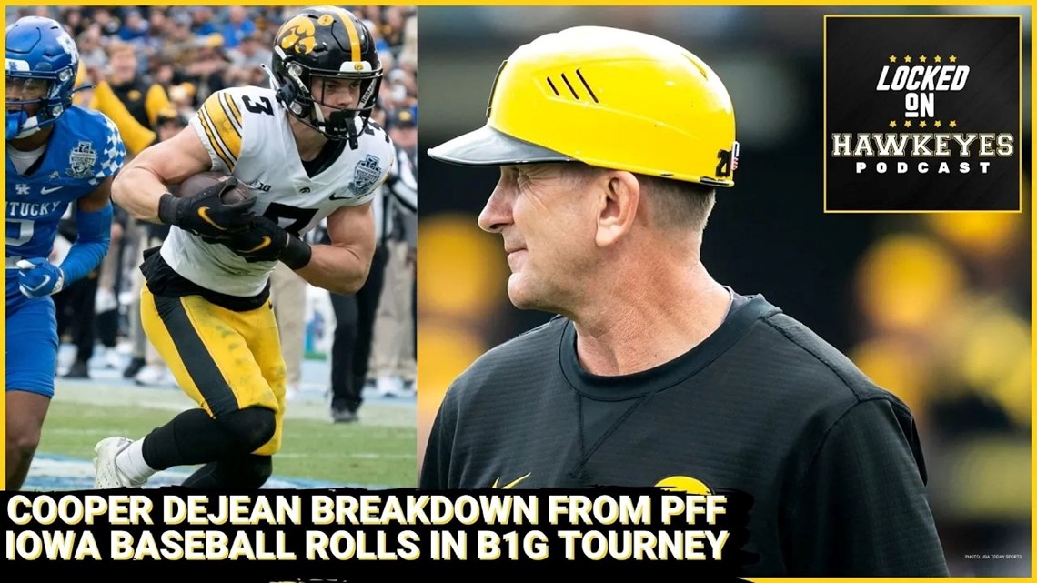 Pro Football Focus breakdown of Cooper DeJean, Iowa Baseball advances ...