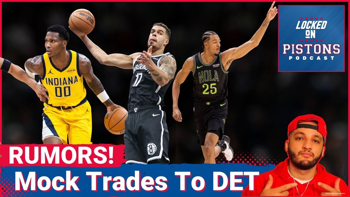 NBA Trade Rumors Surround Detroit Pistons As Bleacher Report Mock ...