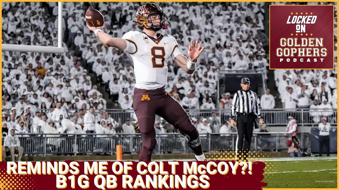 Minnesota Gophers Football; Athan Kaliakmanis Similarities w/Colt McCoy ...