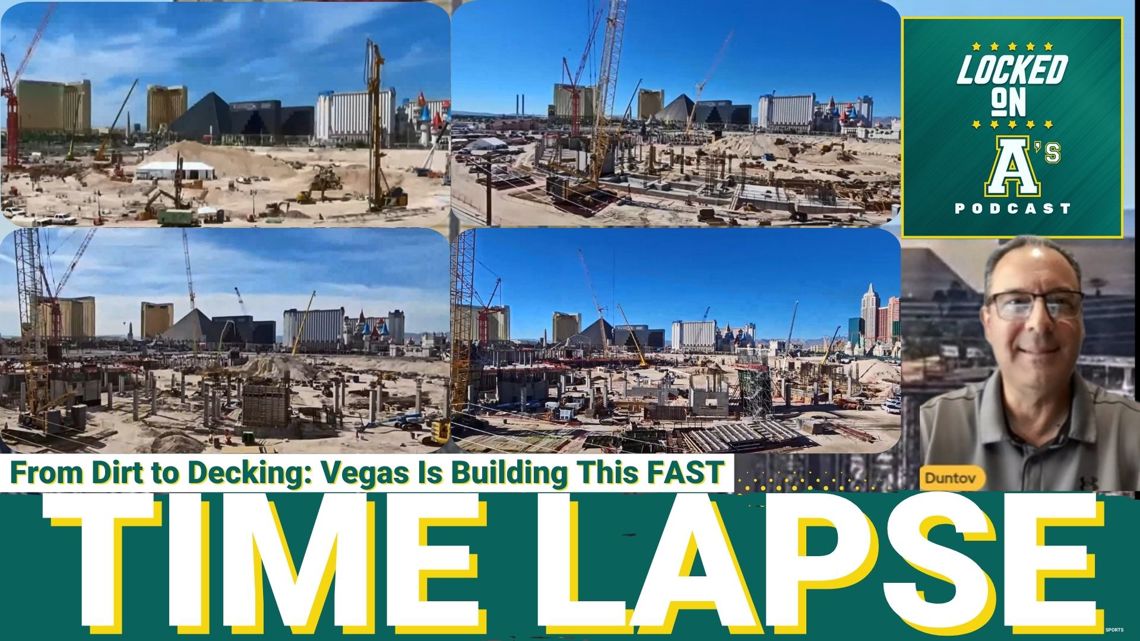 TIME LAPSE: From Dirt To Decking, Vegas is Building This FAST ...