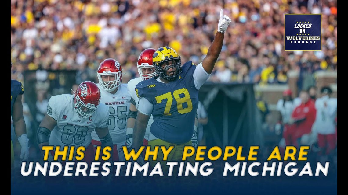 Michigan football freaks in the building, rival freaks outside ...