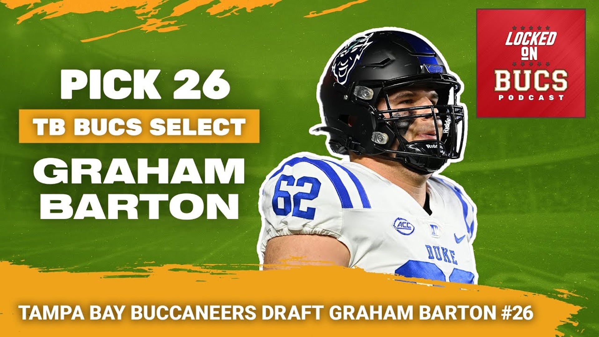 Tampa Bay Buccaneers Pick Graham Barton | 2024 NFL Draft Coverage ...