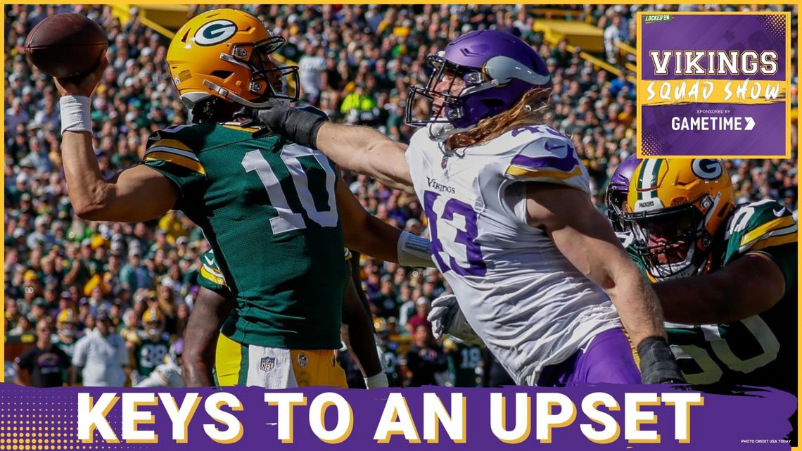 VIKINGS SQUAD SHOW: The Path to an UPSET Over the Green Bay Packers ...