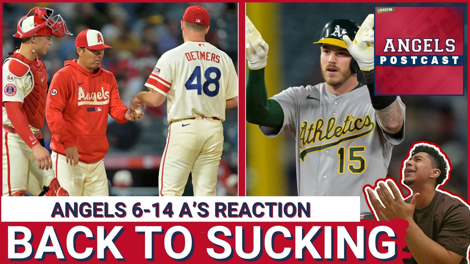 ANGELS POSTCAST: Pitching AWFUL as Reid Detmers, Ryan Johnson WASTE ...