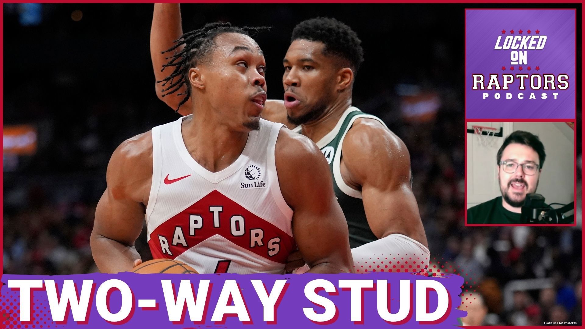 Scottie Barnes puts on a two-way MASTER CLASS as Toronto Raptors smash Giannis and the bucks 128 ...