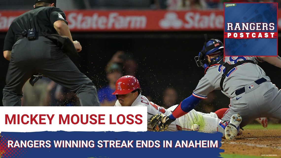 The Rangers were a no-show, falling to the Angels in Anaheim ...