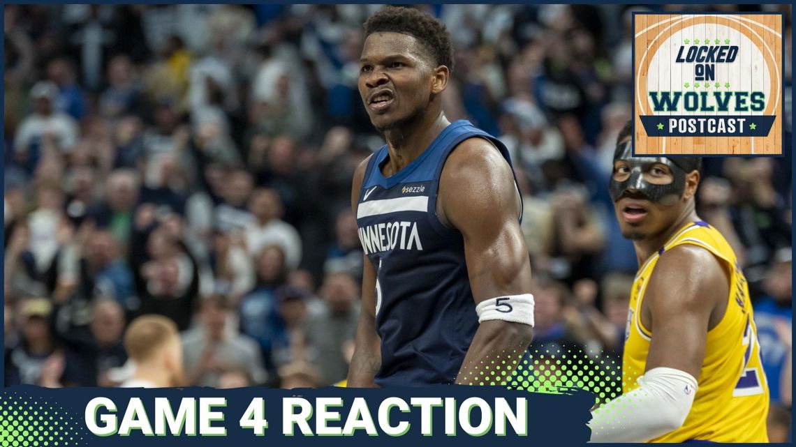 WOLVES POSTCAST: Anthony Edwards OUT DUELS Luca Doncic & Lebron James ...