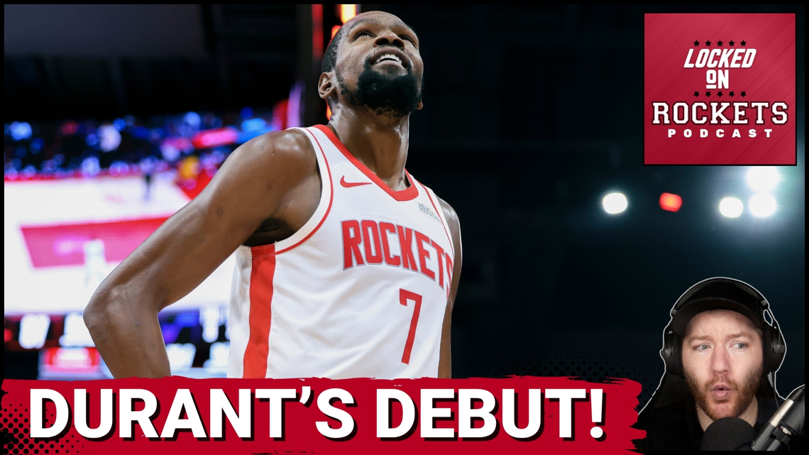 Kevin Durant ELECTRIC In Houston Rockets DEBUT | Alperen Sengun's ...