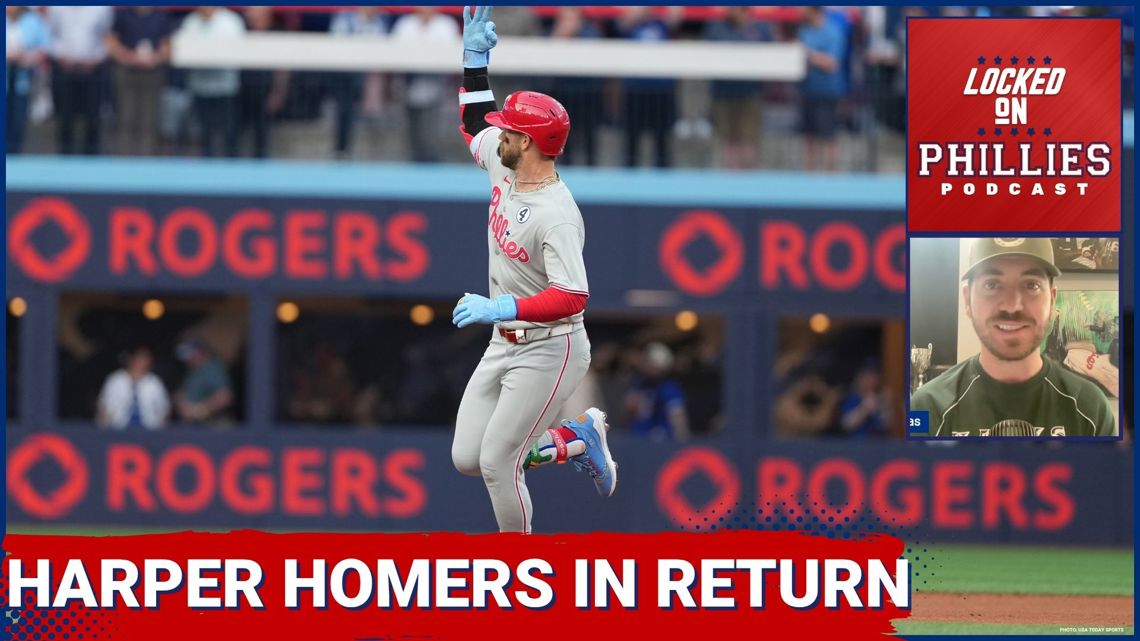 The Philadelphia Phillies Jump The Blue Jays In Bryce Harper's Return ...