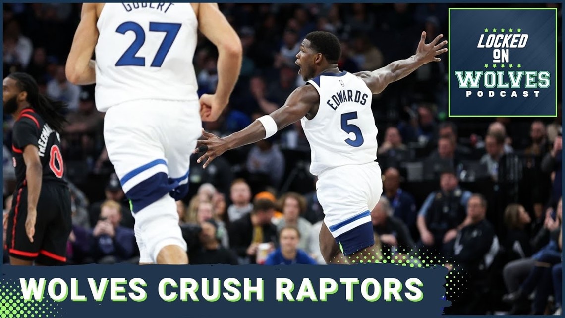 Minnesota Timberwolves dominate the Toronto Raptors on both ends of the ...