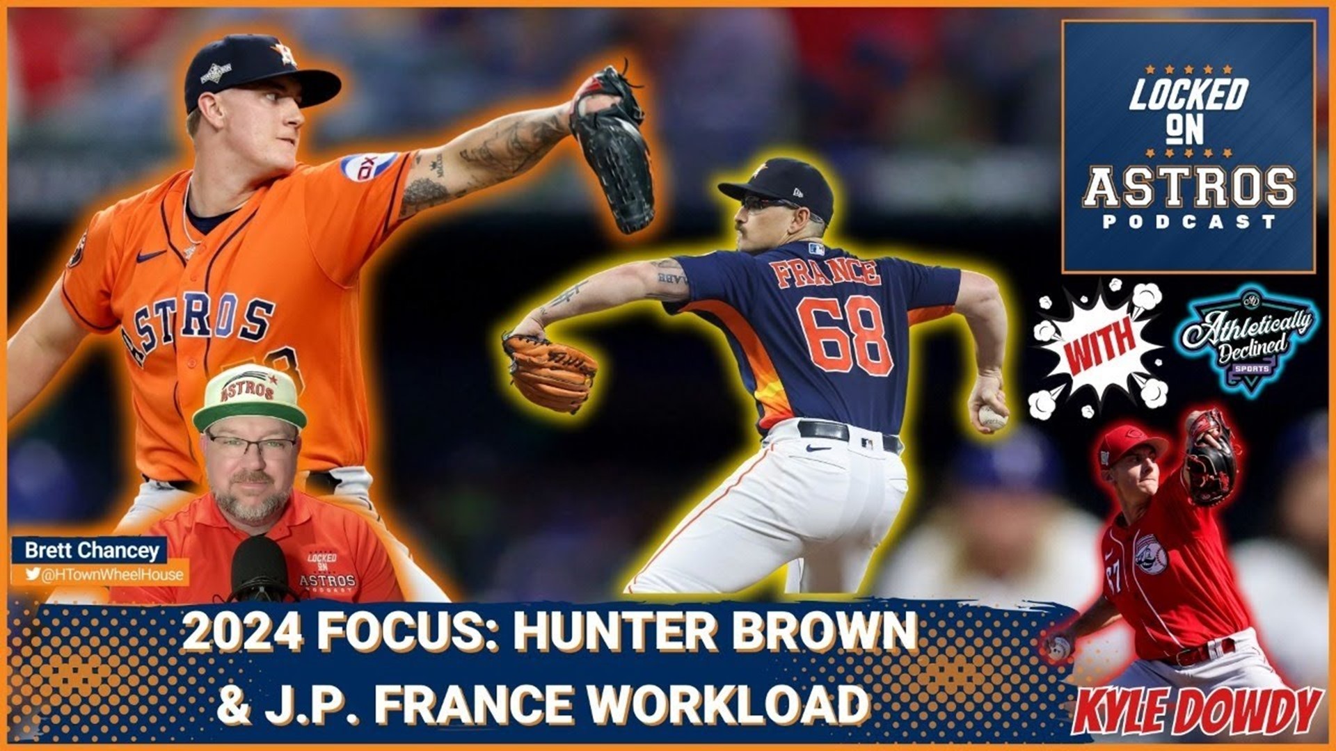 Astros: Hunter Brown and J.P. France Workload w/ Former MLB Pitcher ...