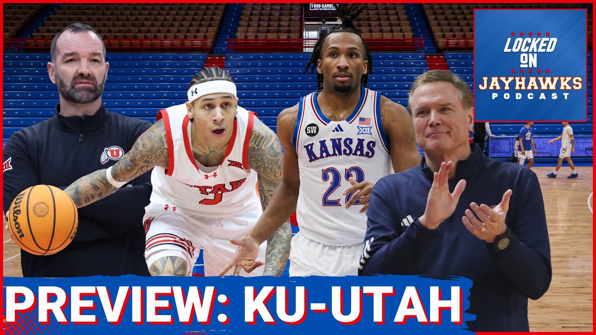 TAKE CARE OF BUSINESS: Kansas Looks to Crush Utah | Jayhawks vs Utes ...