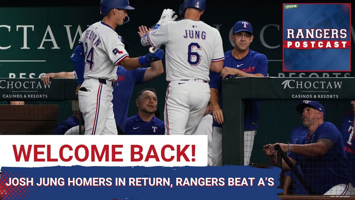 The Rangers bounced back, and rolled in the opener against the A's ...