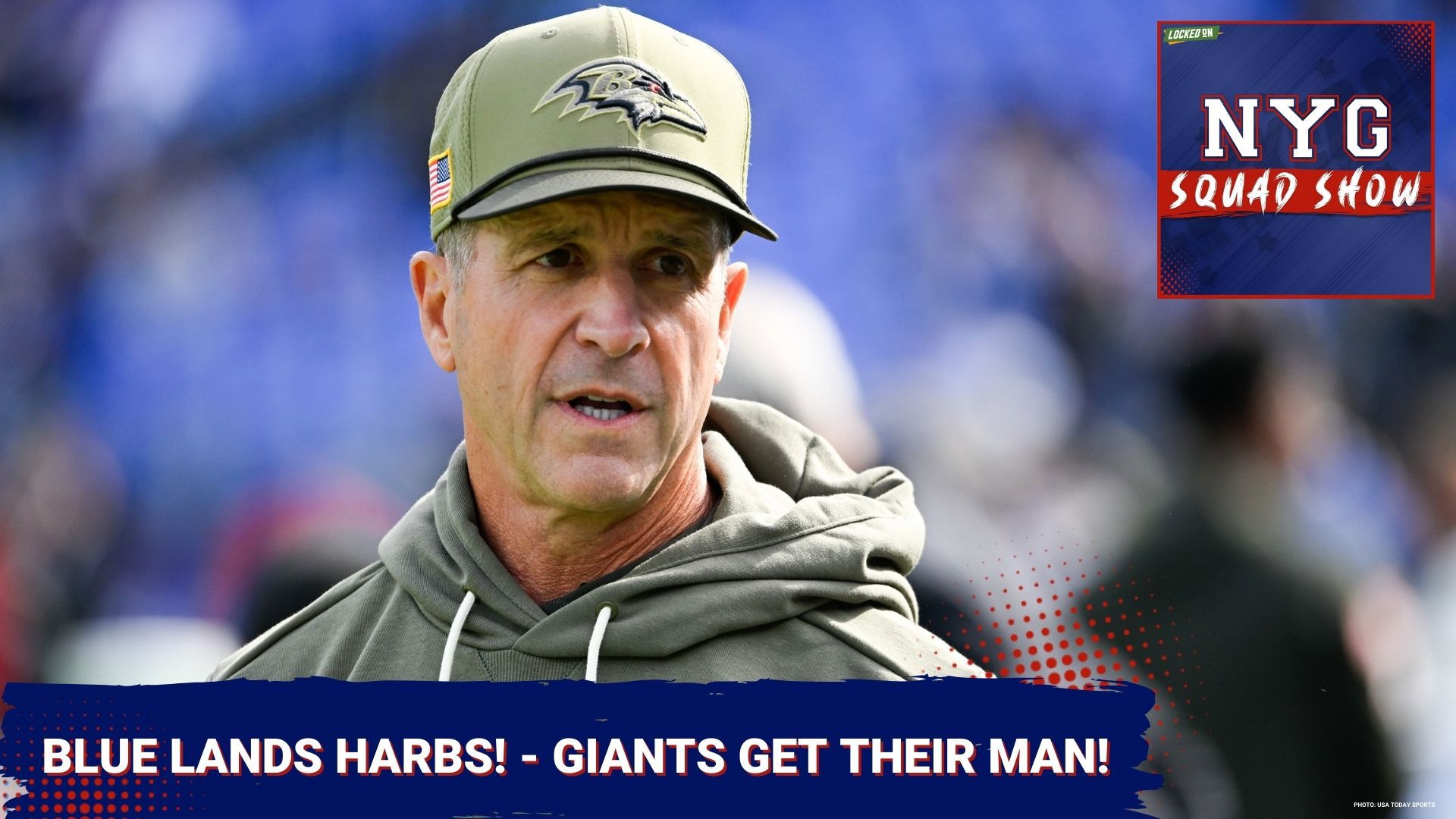 GIANTS SQUAD SHOW: JOHN HARBAUGH! - New Giants Coach! | 13newsnow.com