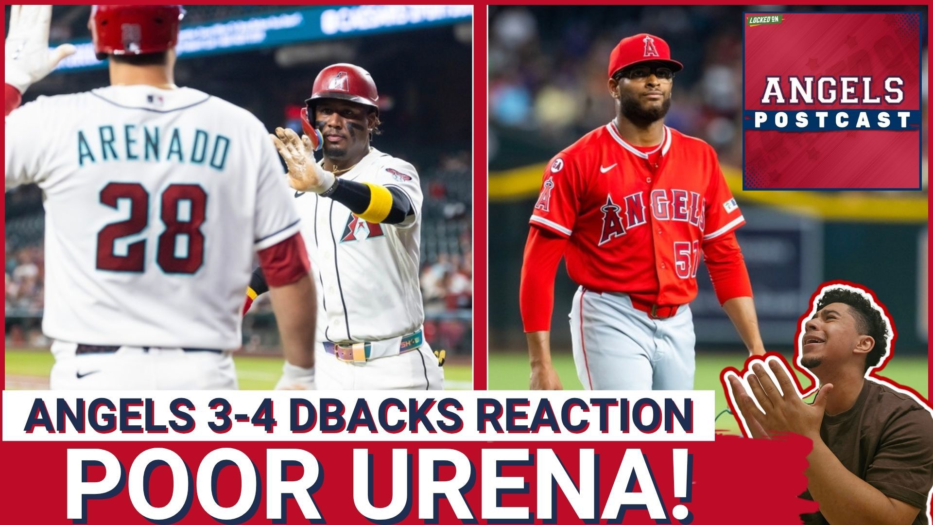 ANGELS POSTCAST: Walbert Urena GREAT + Mike Trout HOMERS but Halos ...
