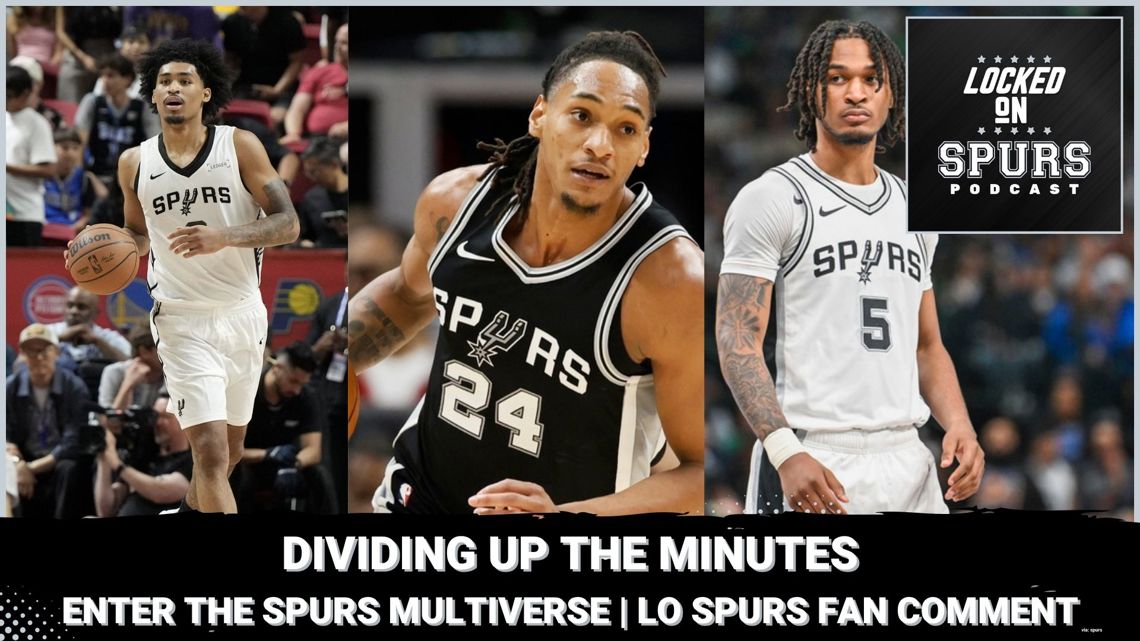 Dividing up the San Antonio Spurs minutes | Locked On Spurs | 13newsnow.com