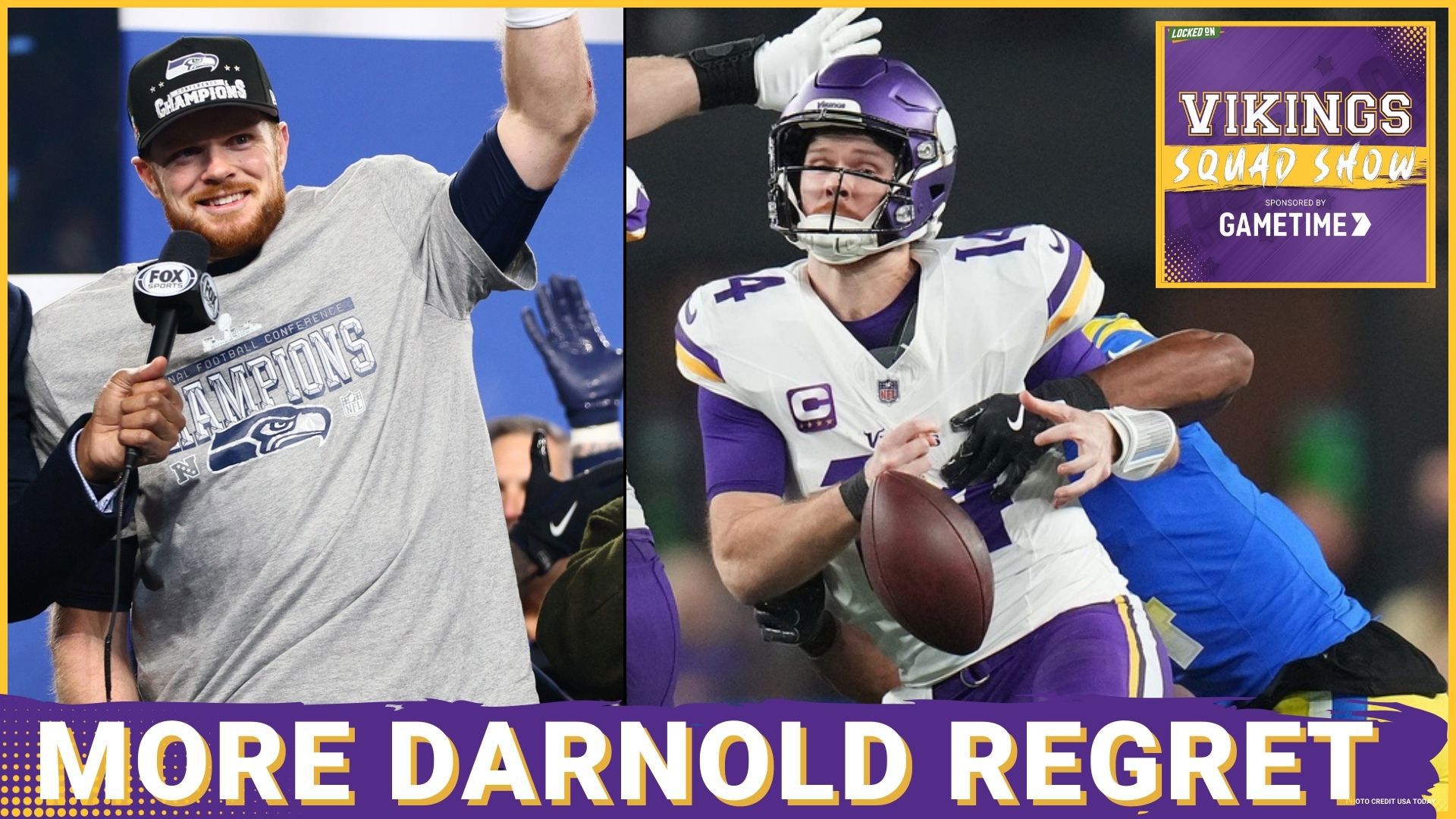 VIKINGS SQUAD SHOW: How We ACTUALLY Felt About Sam Darnold Last ...