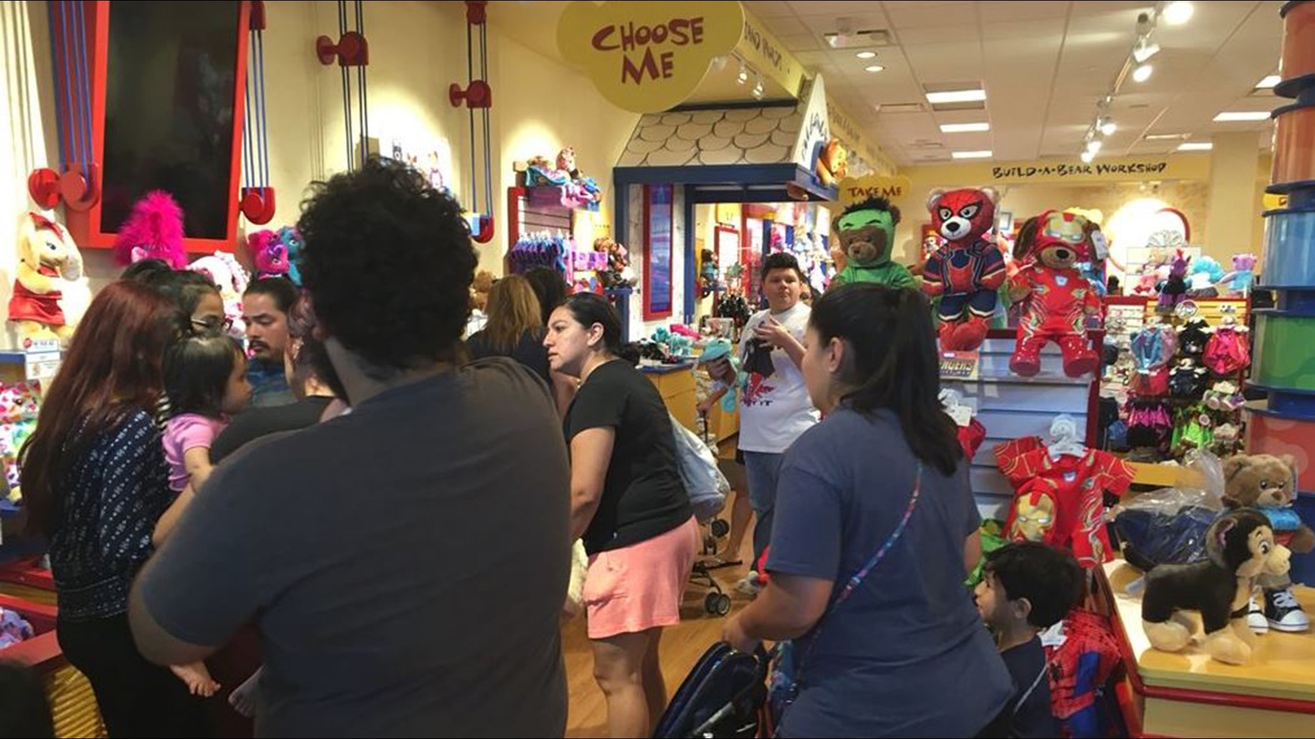 Build-A-Bear closing lines for 'Pay Your Age Day' after huge crowds ...