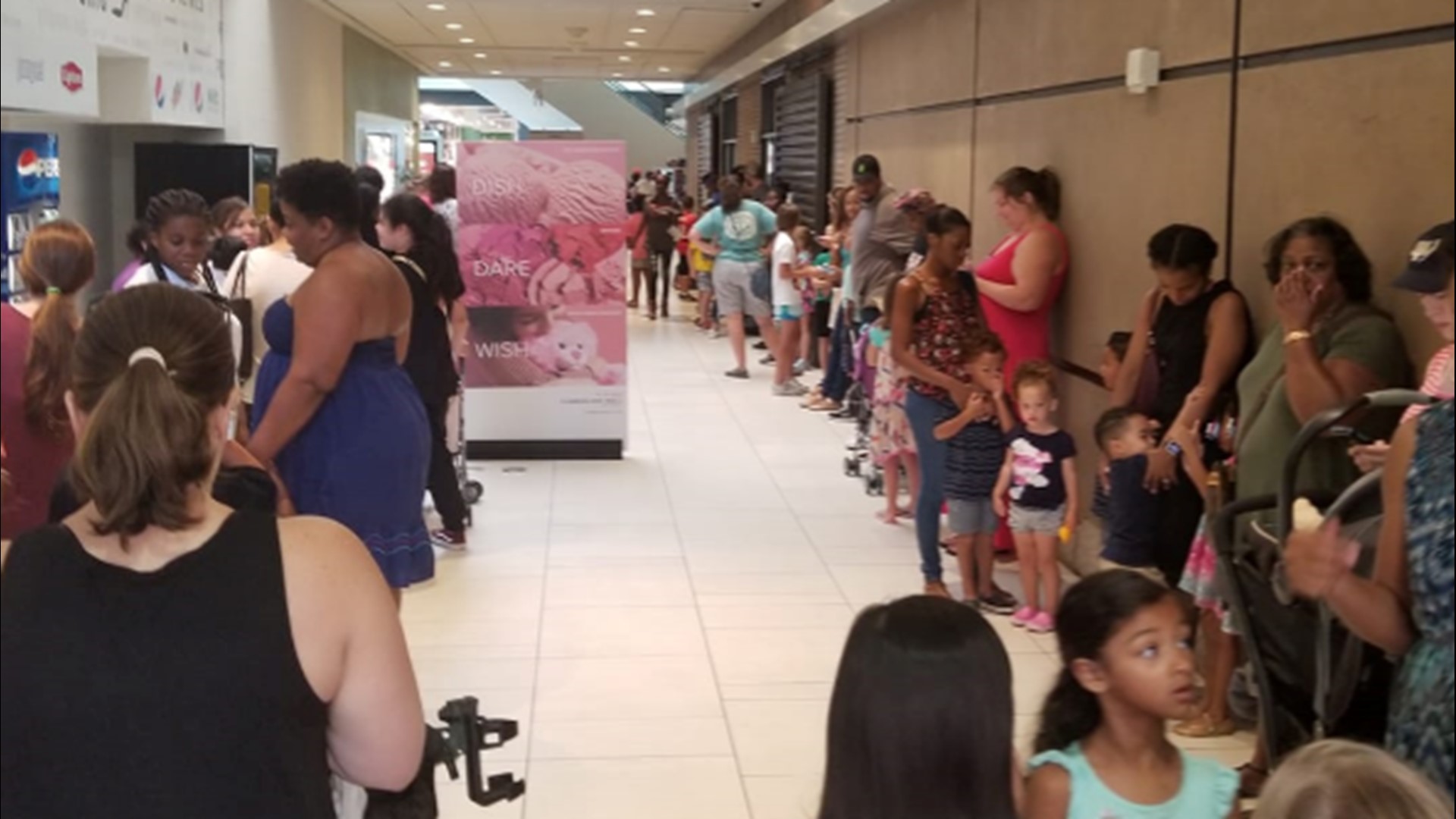 Build-A-Bear closing lines for 'Pay Your Age Day' after huge crowds ...