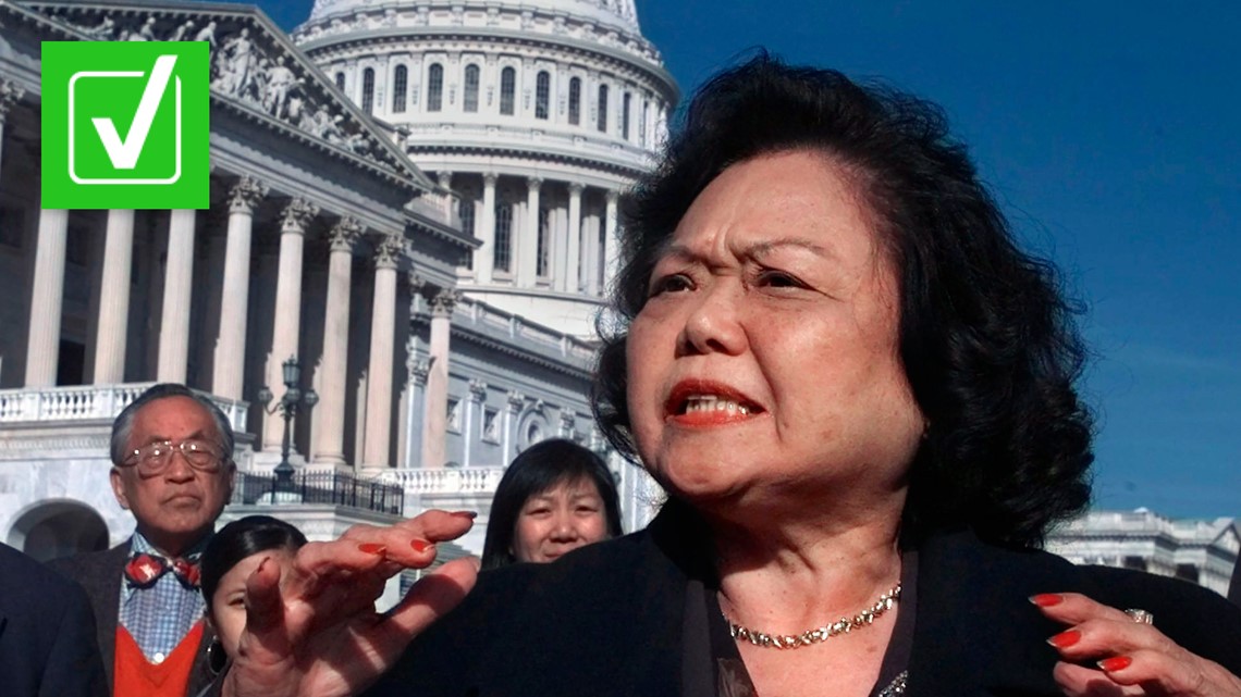 AAPI Month: Patsy Mink was first woman of color in Congress | 13newsnow.com