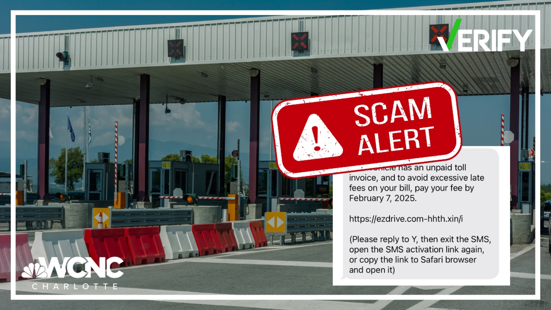VERIFY | Fake toll scam text warning | 13newsnow.com
