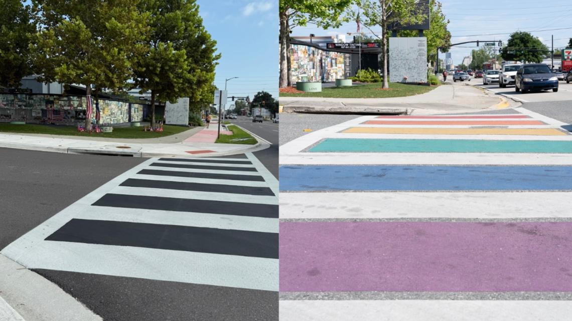State painted over Pulse Memorial crosswalk, mayor says | 13newsnow.com