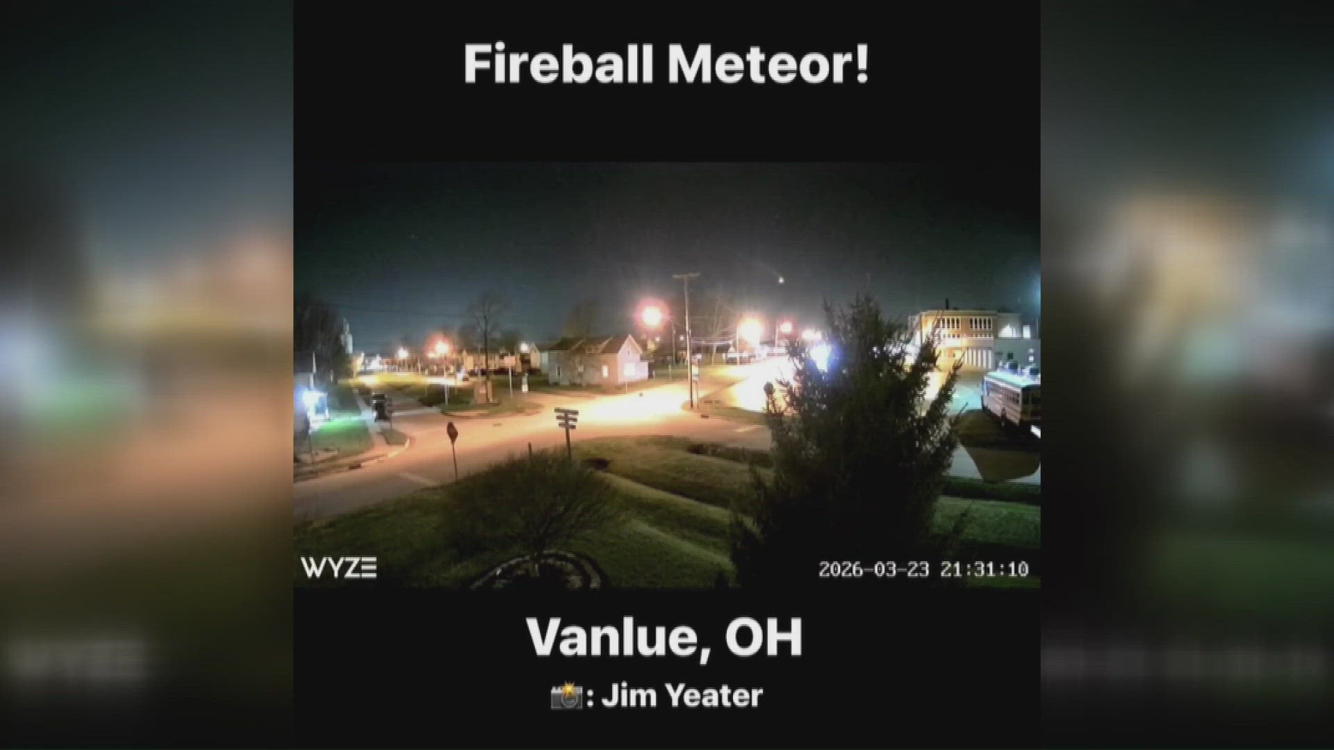Did you see it? Second fireball meteor lights up Ohio skies | 13newsnow.com