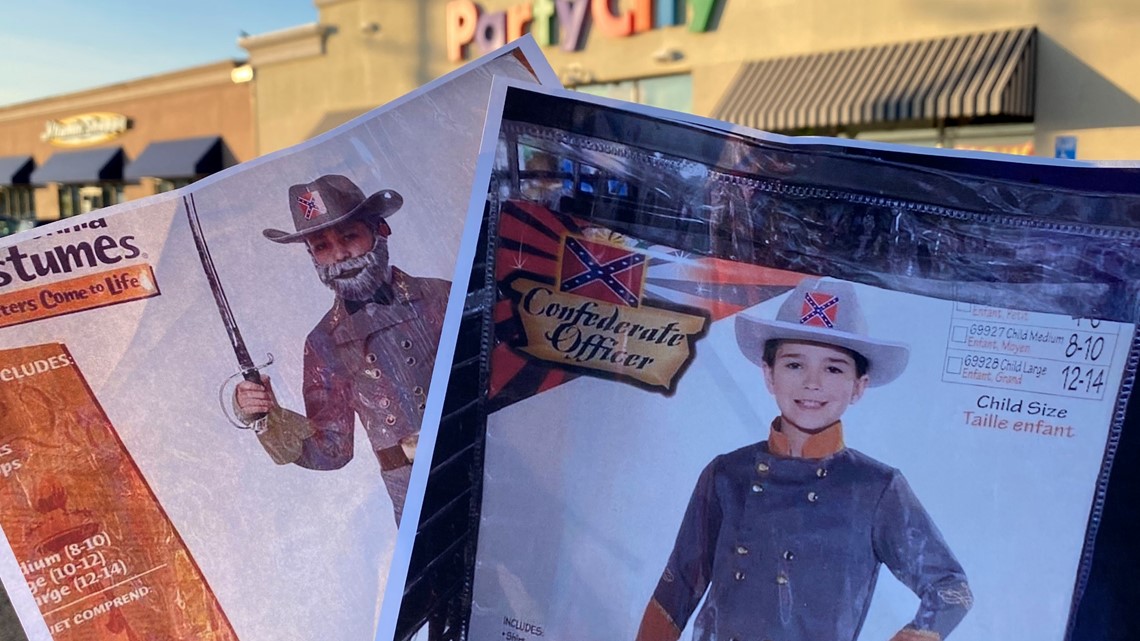 Party City Confederate costumes Halloween Arlington Mom | 13newsnow.com