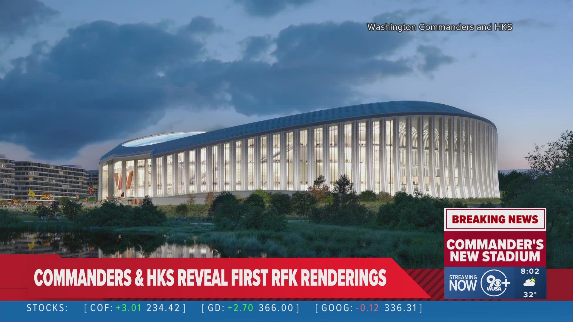 Commanders unveil stadium renderings for massive complex on old RFK ...