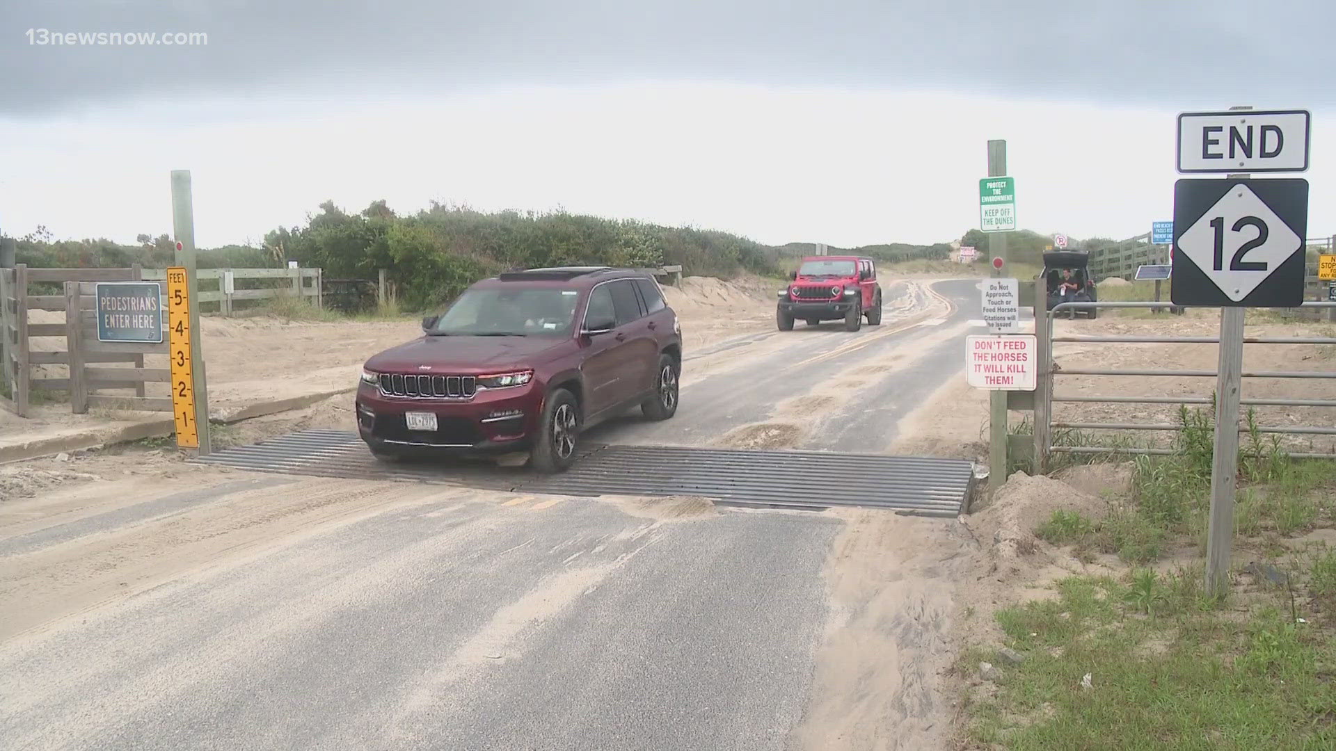 Hurricane Erin shuts down portion of NC 12, Ocracoke ferries ...