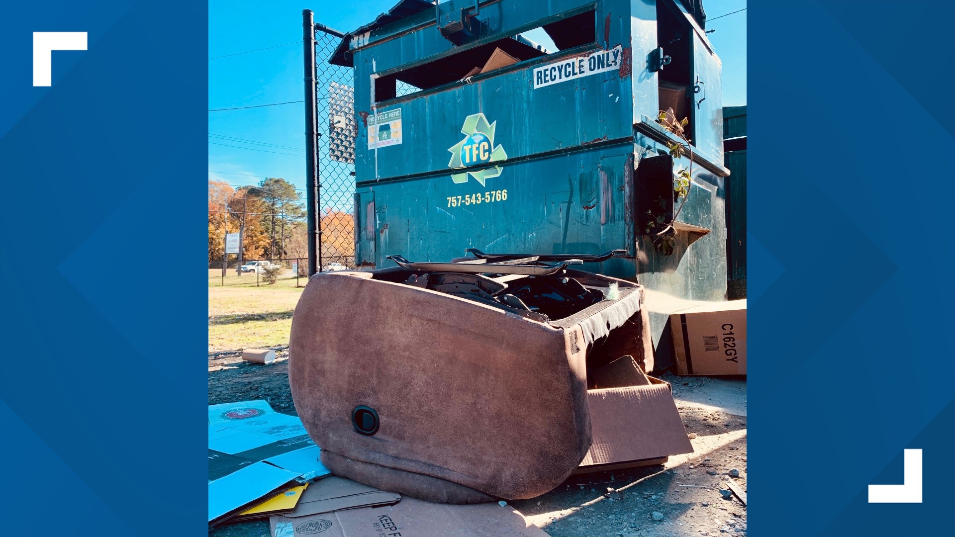 Illegal dumping causing two recycle centers to shut down in Virginia ...