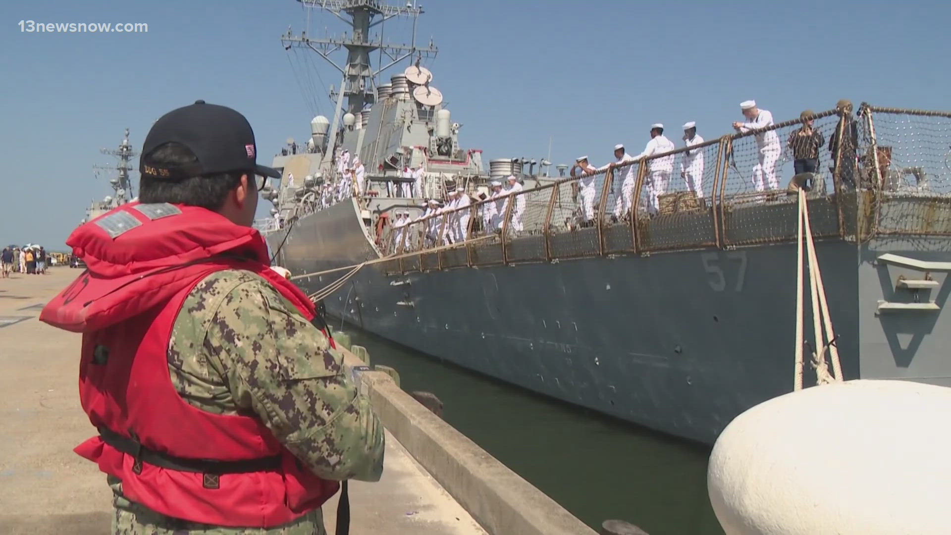 USS Mitscher departs Norfolk for European Command deployment ...