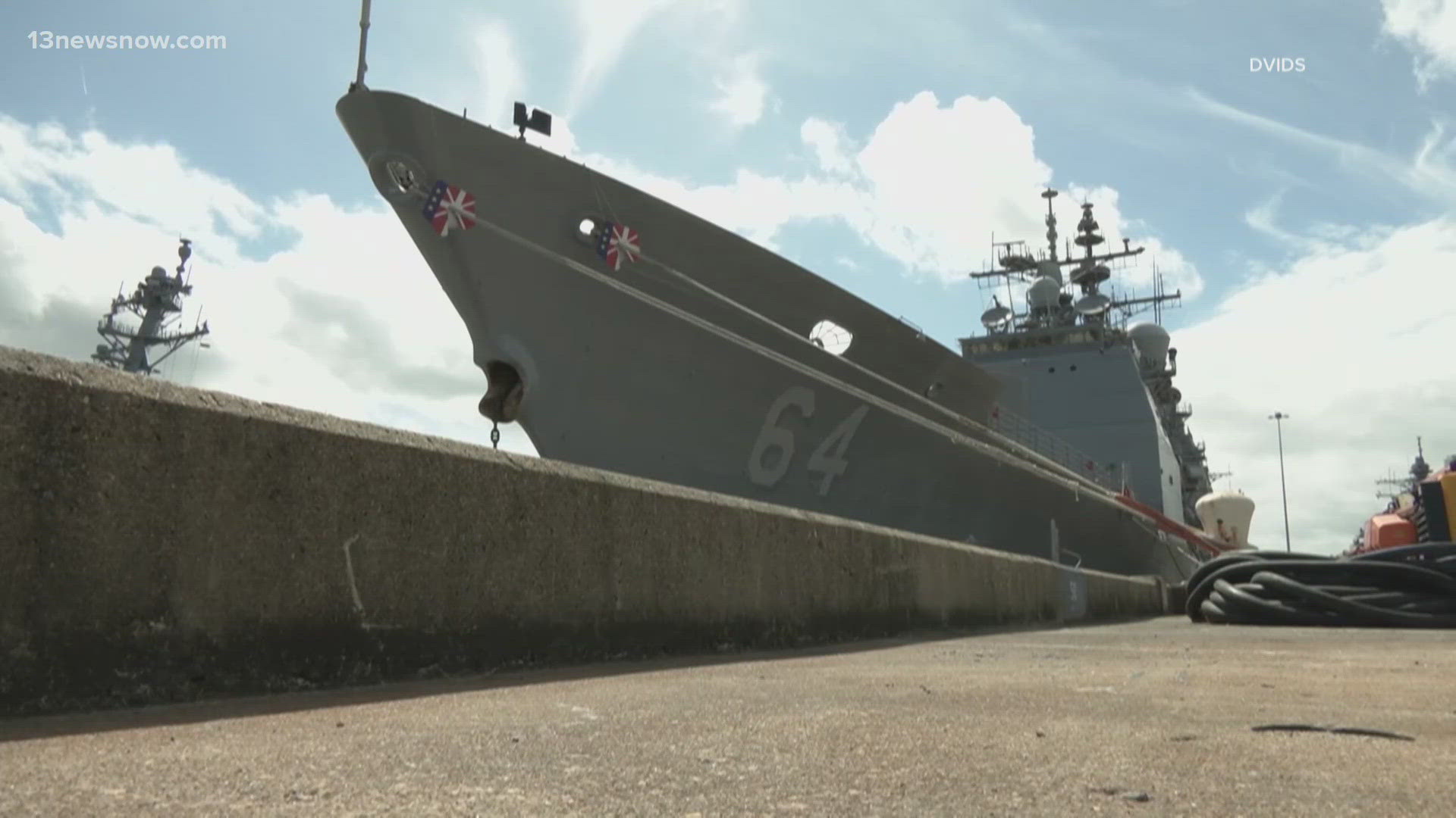 USS Gettysburg returning to Naval Station Norfolk after deployment | 13newsnow.com