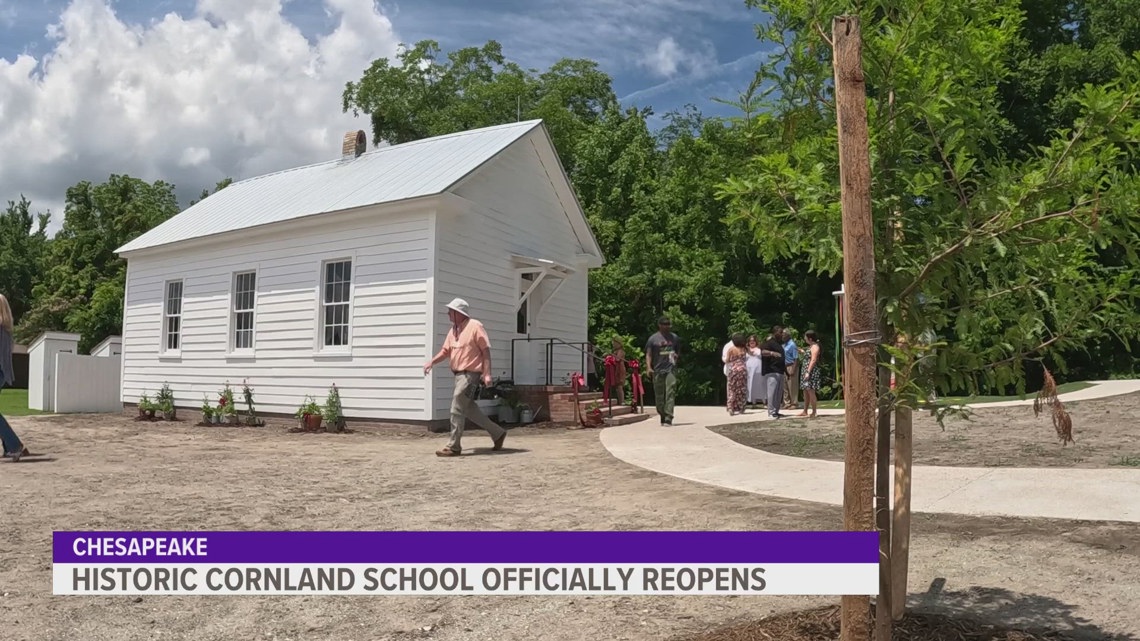 Historic Cornland School officially reopens in Chesapeake | 13newsnow.com