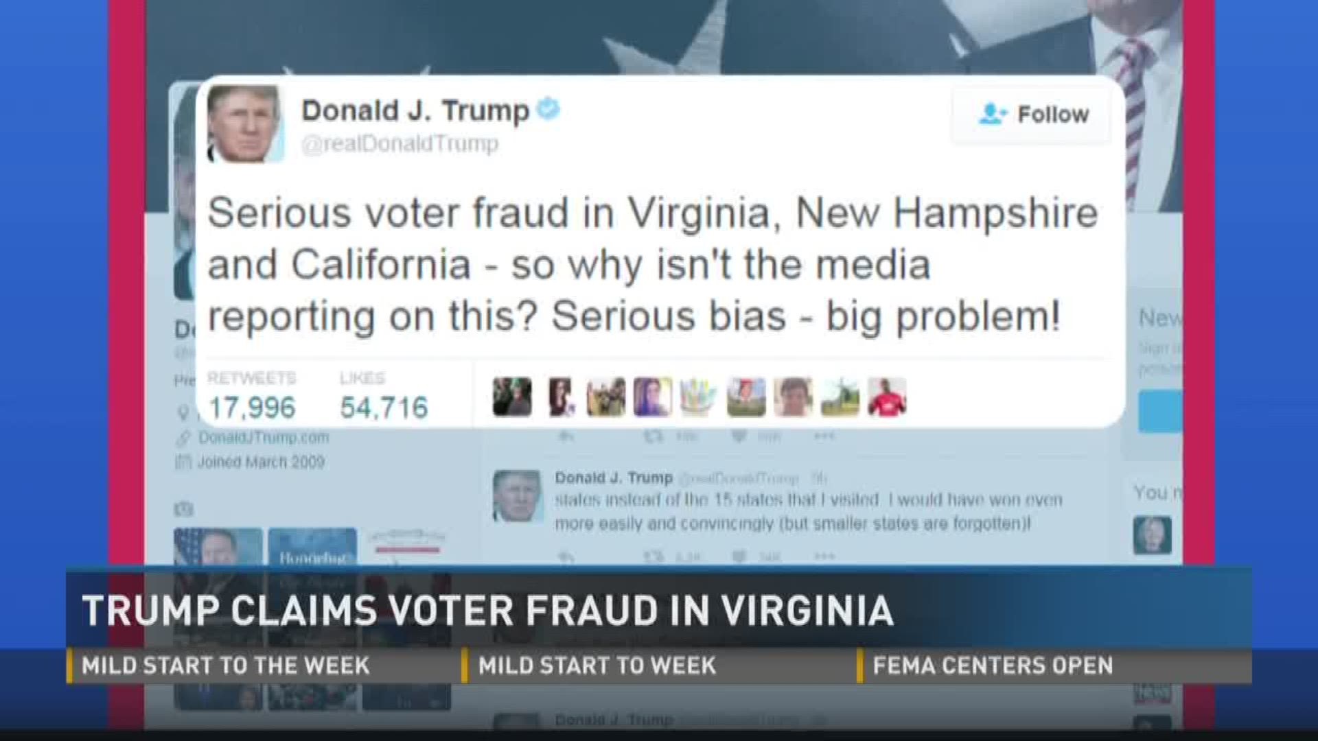 Trump Claims Voter Fraud In Va Offers No Proof 4695