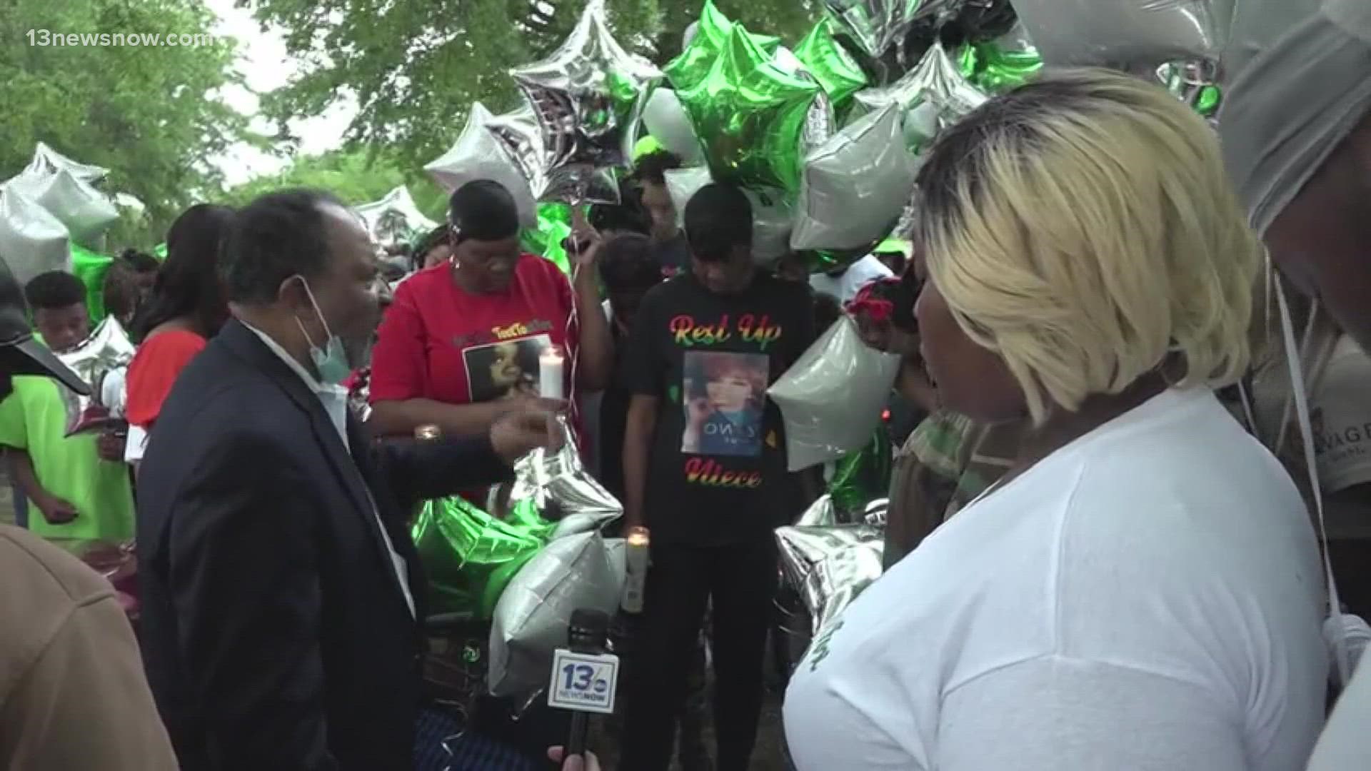 Loved ones honor Delisha Taylor in vigil after Norfolk shooting ...