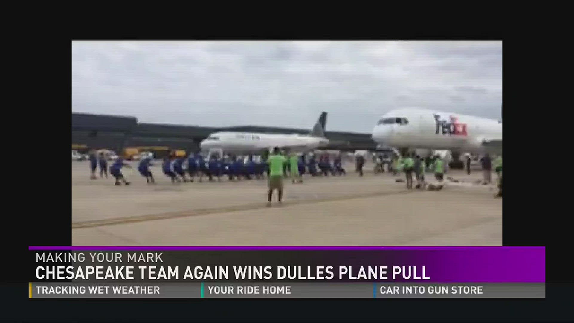 Making Your Mark: 10-time National Plane Pull Champions | 13newsnow.com